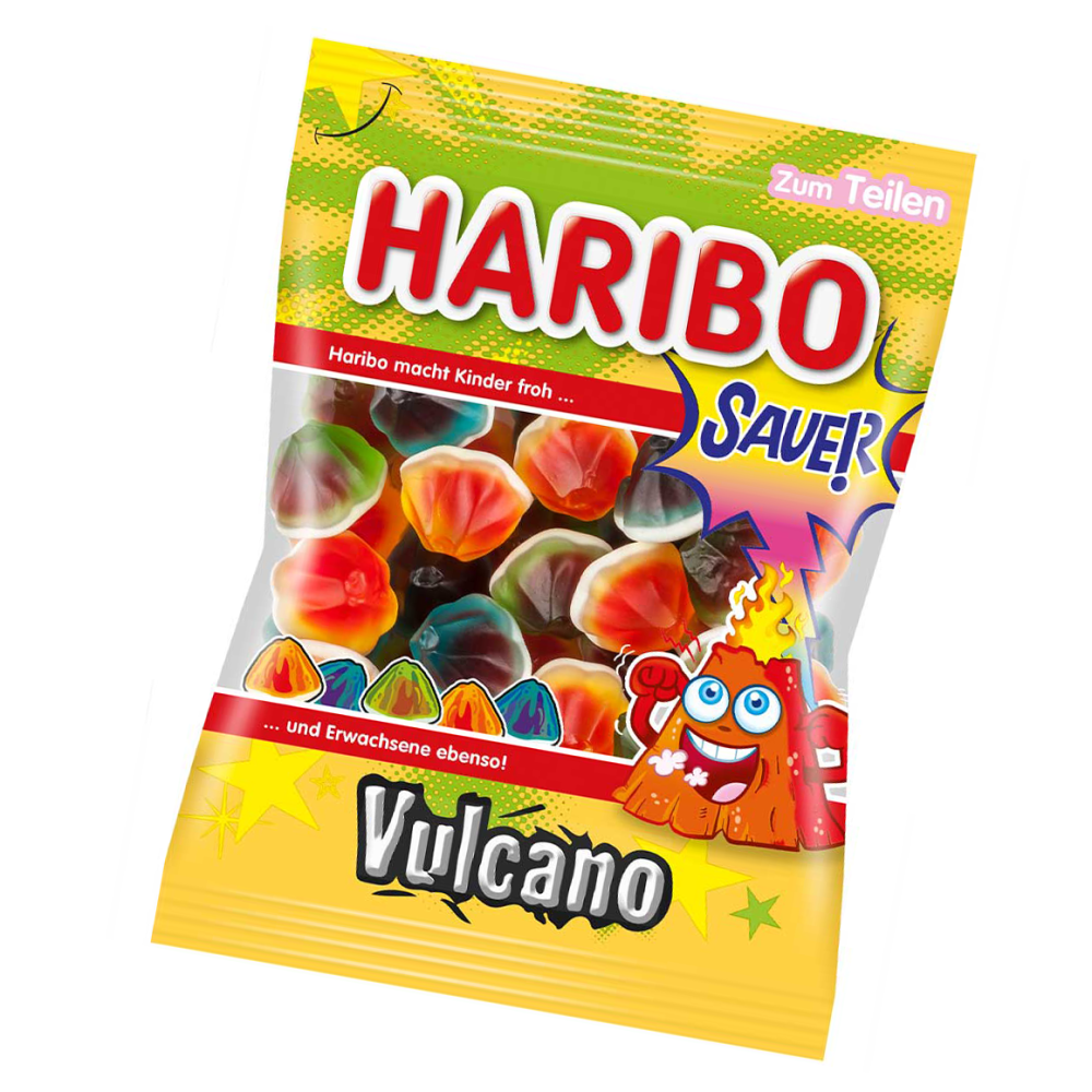 Haribo 175g Vulcano | Fruchtgummi | Süßwaren | Nahrungsmittel | P + M ...